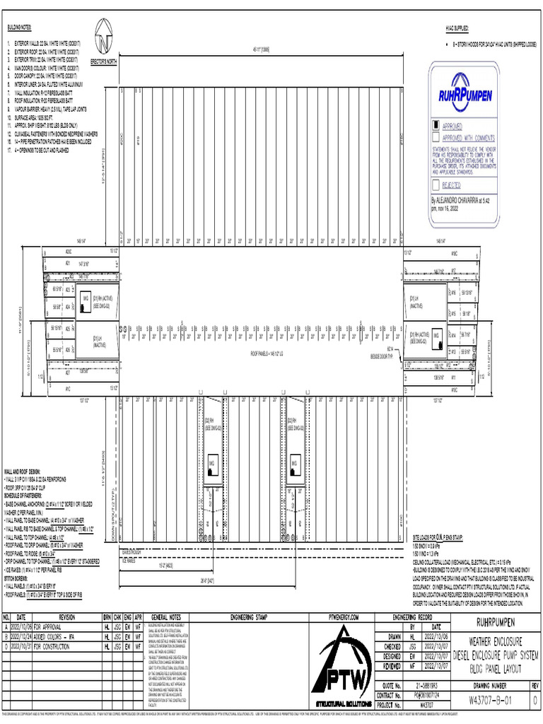153300012-ZW, CR, PUMP HOUSE-Drawing (Enclosure) | Download Free PDF | Building Engineering ...