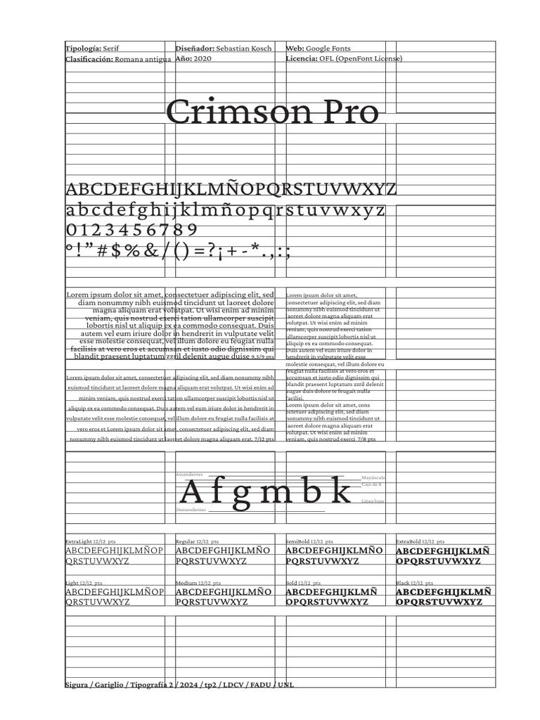 TP 2 - Grilla | PDF | Tipografía | Texto