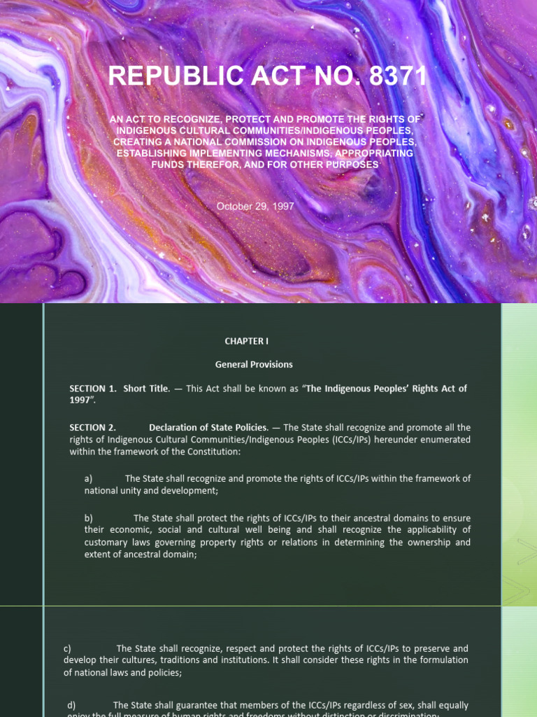 Ra 8371-Ipra | PDF | Employment | Intellectual Property