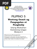 Module 6 - Panghalip Pamatlig | PDF