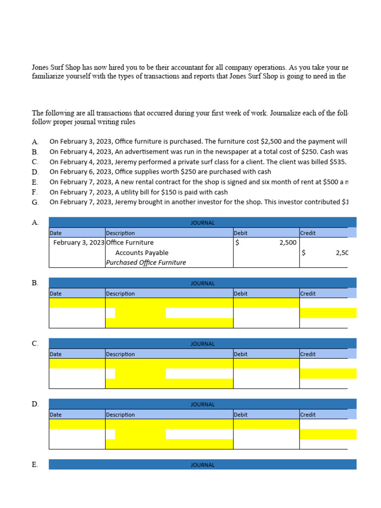 Jeremy Herrmann's Financial Overview | PDF | Debits And Credits ...