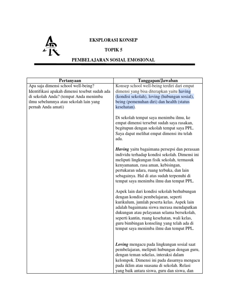 Eksplorasi Konsep - T5 - Pse | PDF