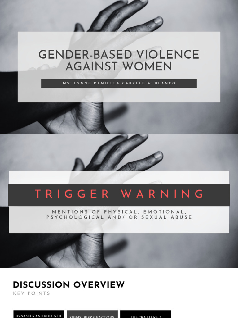 CJE 7 Gender Based Violence Against Women | PDF | Violence | Domestic ...