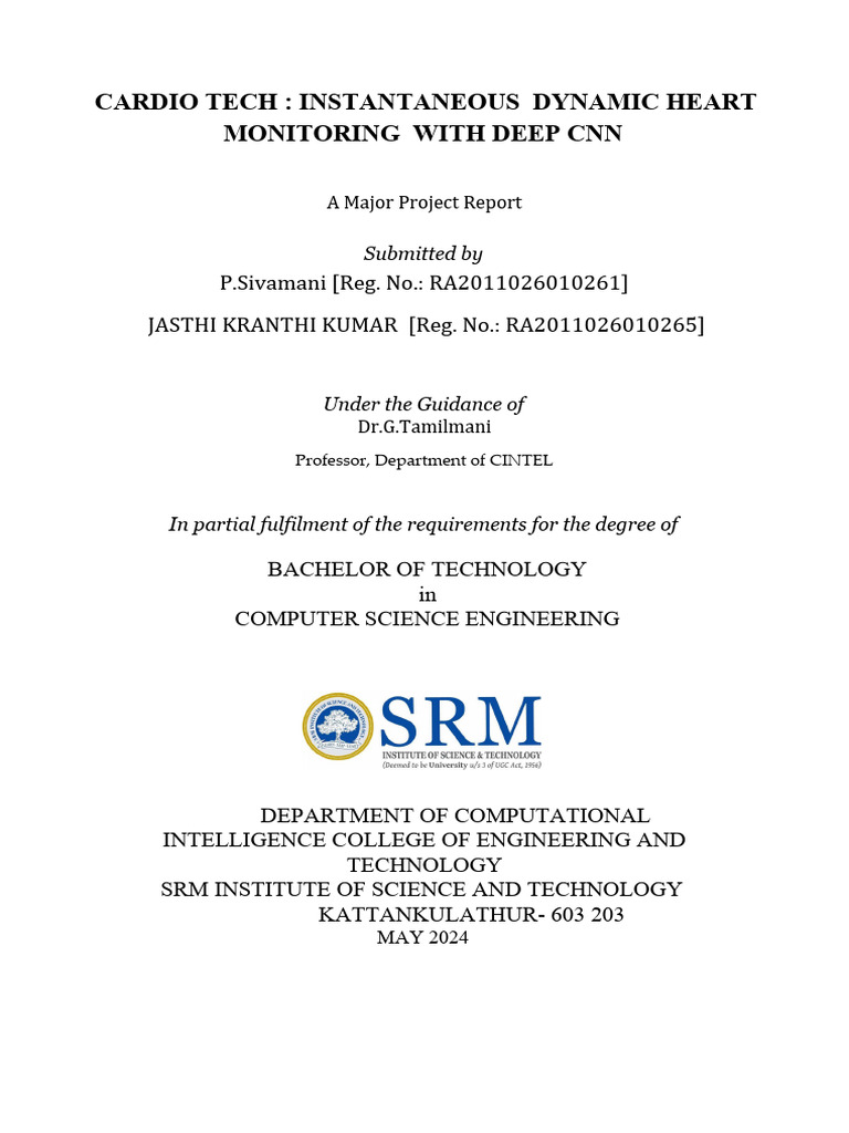 Real Time Heart Beat Detection Using GDeepCNN 1 (1) LATEST | PDF ...