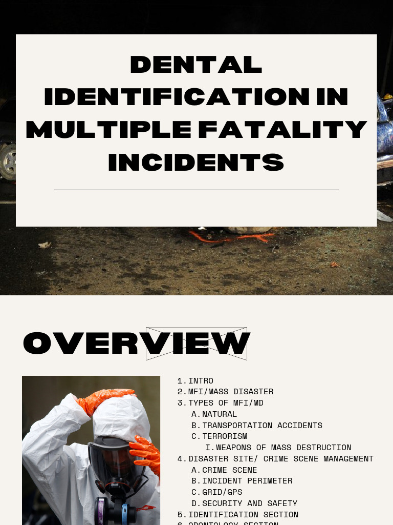 Dental Identification in Mfi | PDF | Natural Disasters | Autopsy