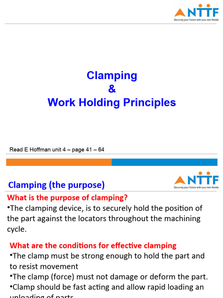 Clamping & Work Holding Guide | PDF | Screw | Lever