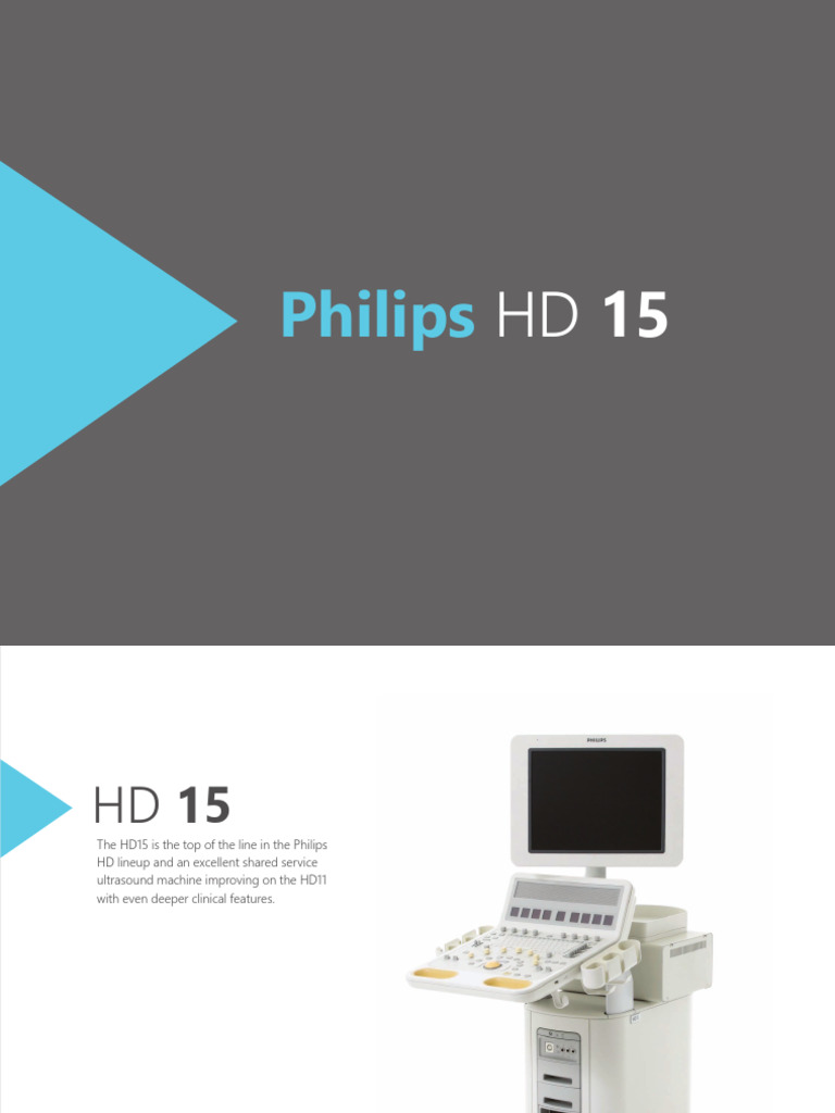 Philips Hd15 Ultrasound Machine | PDF | Medical Ultrasound | Medical ...