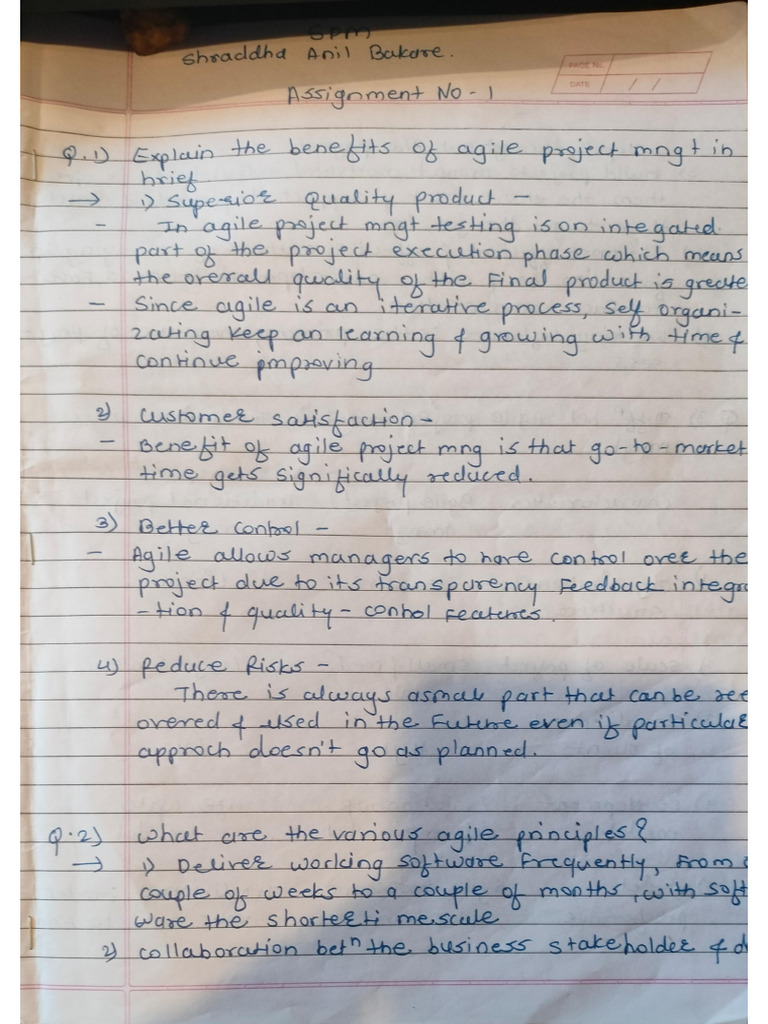 SPM Assignment 1 ND 2 Sharddha Bakre | PDF