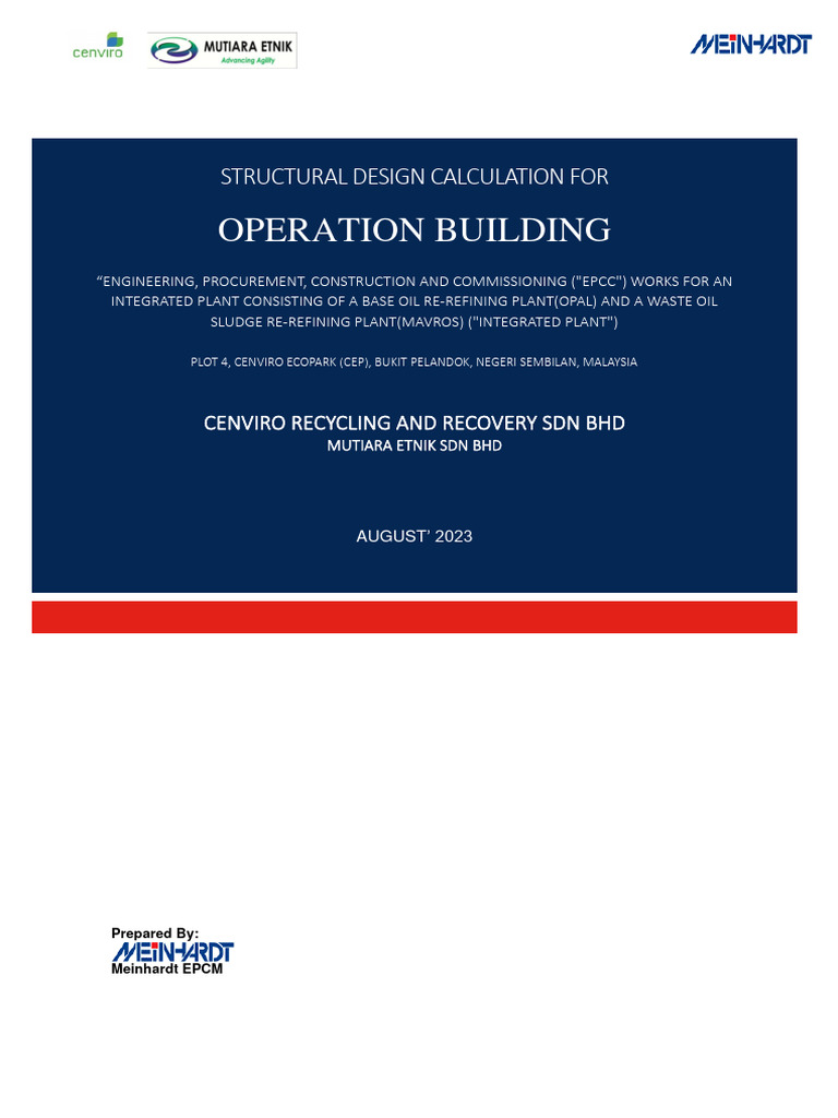 Operation Building Design Calculation | PDF | Mechanical Engineering ...