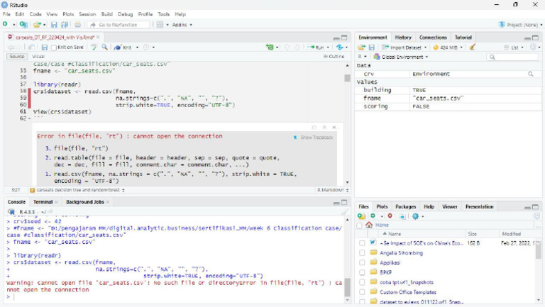 R studio script | PDF