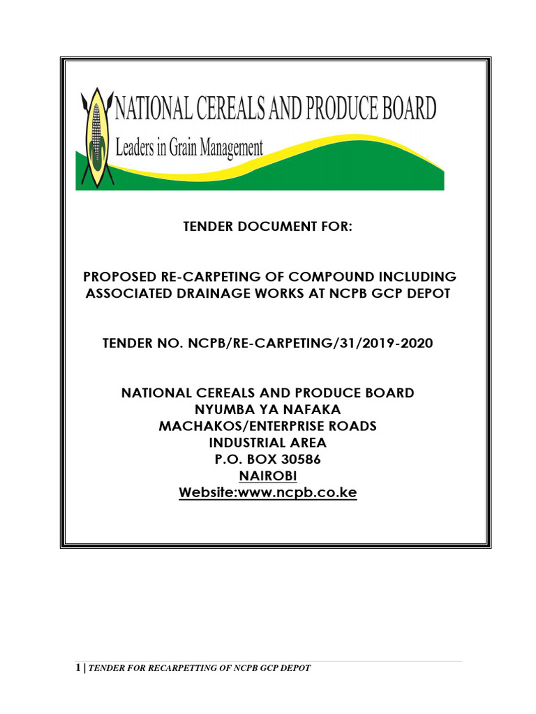 Re Carpeting of GCP Final | PDF