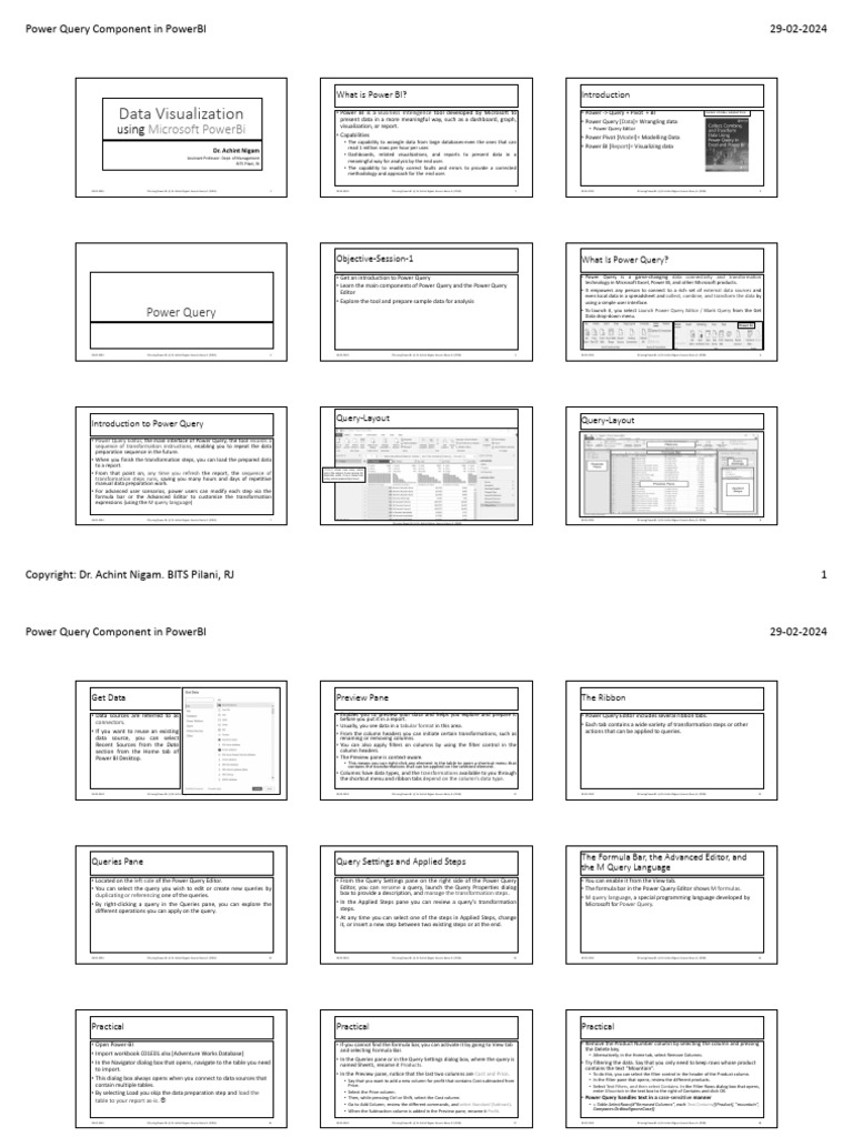 Power Query Essentials in Power BI | PDF | Computing | Software