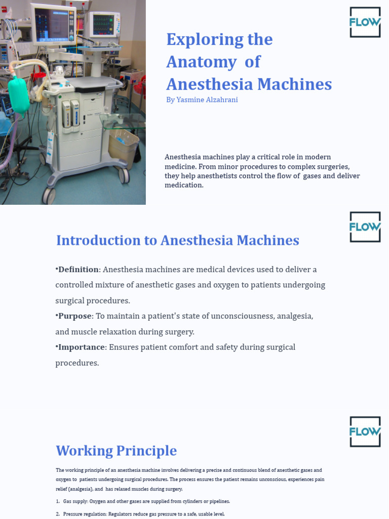 Exploring the Anatomy of Anesthesia Machines (1) | PDF | Anesthesia ...