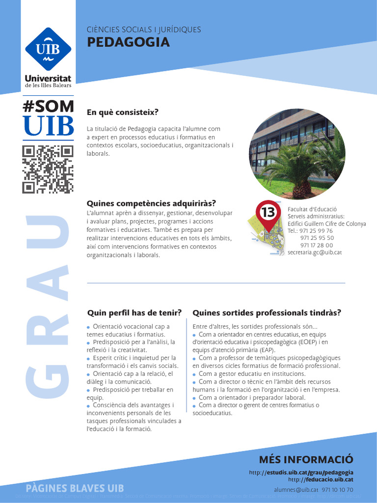 Plan de Estudios Uib | PDF
