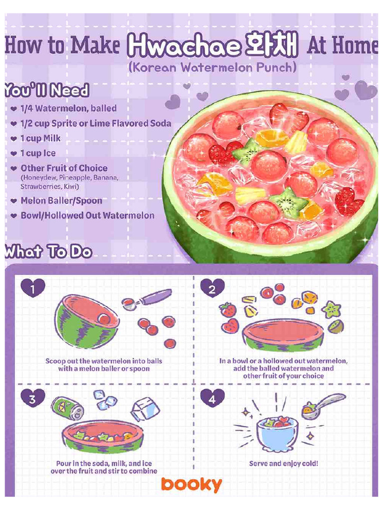 How To Make Hwachae | PDF