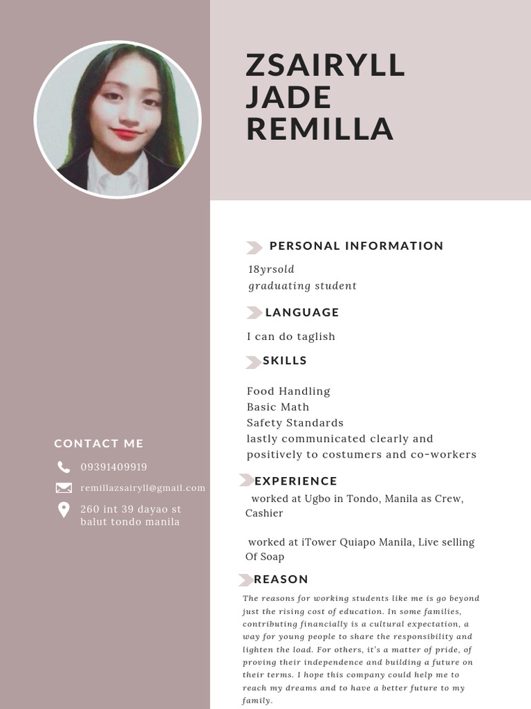 White-simple-student-cv-resume | PDF
