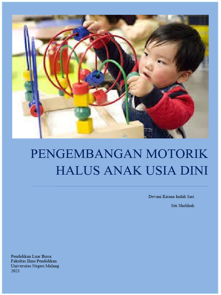 Pengembangan Motorik Halus Anak Usia Dini | PDF | Karier & Perkembangan