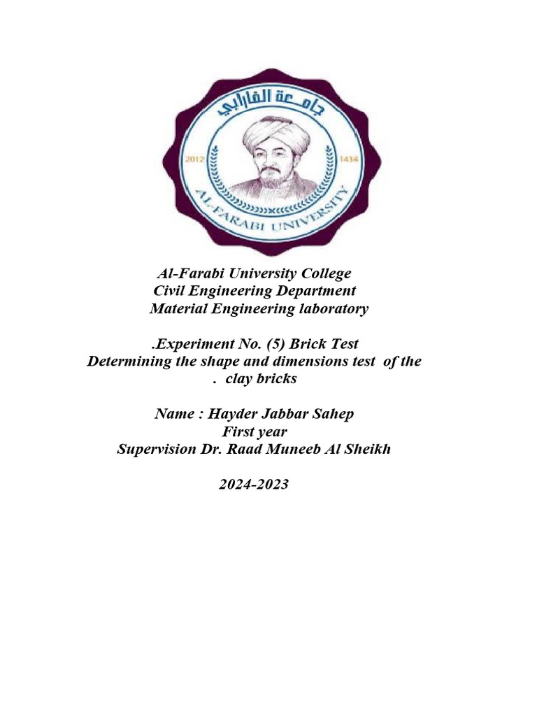 Brick Dimensions and Testing Standards | PDF | Brick | Length