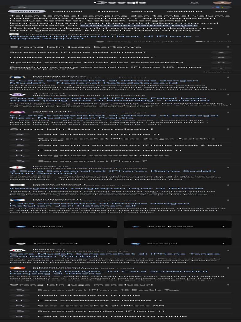Dimana Letak Screenshot Di Iphone - Penelusuran Google | PDF