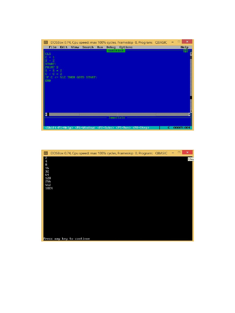 QBasic Project (2) Programme | PDF