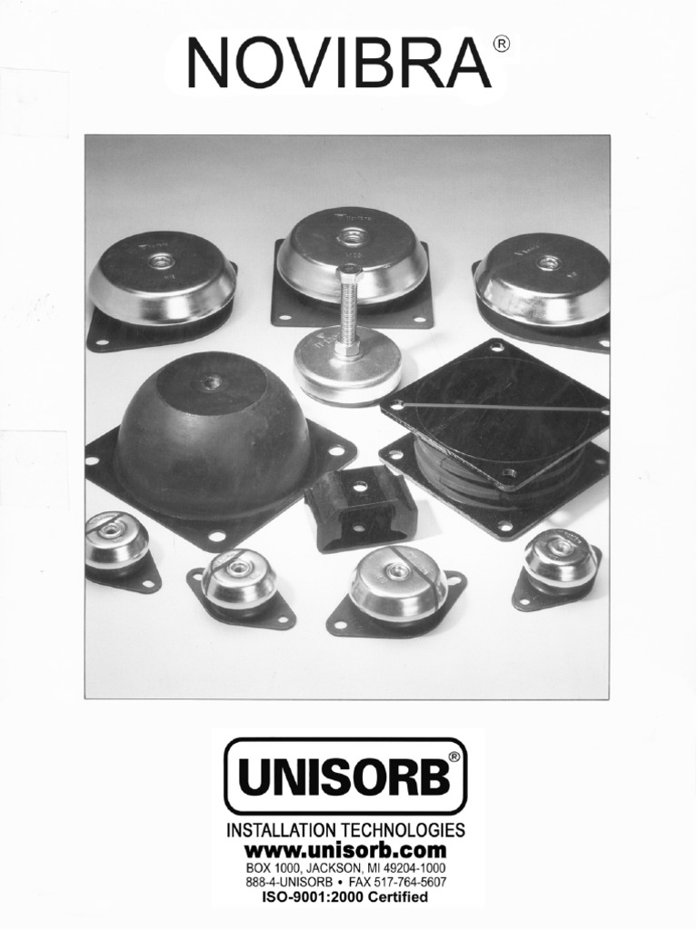 Novibra Brochure - Unisorb | PDF