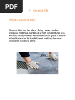 Fireclay Tile Specifications and Uses | PDF | Tile | Materials