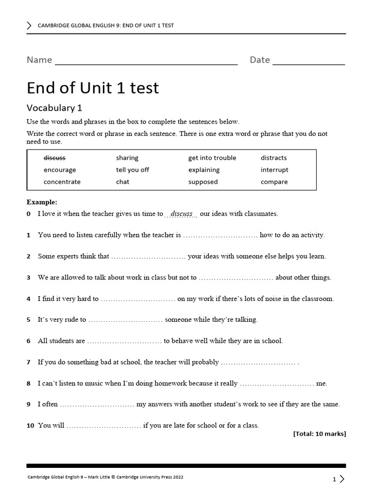 3E Units 1 and 2 TEST | PDF | Adjective | Dieting