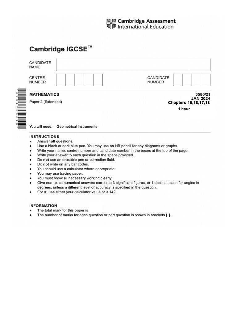 3A and 3D TEST JAN 2024 | PDF | Elementary Geometry | Geometry
