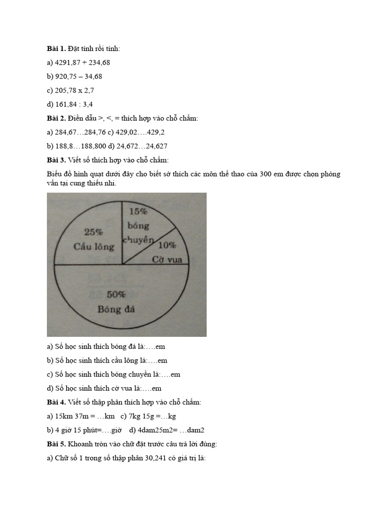 đề toán hk2 - 4 | PDF