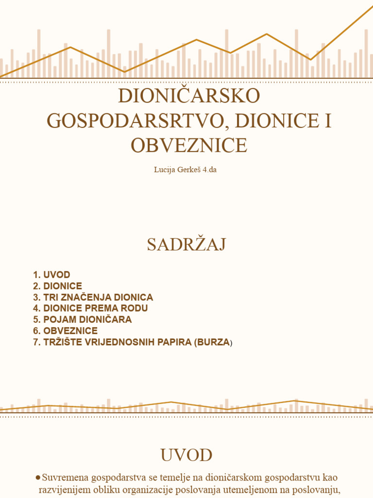 Dioničarsko Gospodarstvo, Dionice I Obveznice | PDF