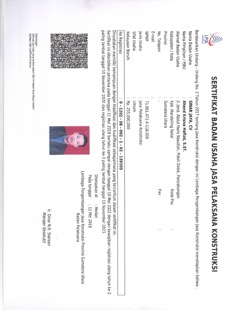 Sbu Bg 09, 07 Cv Sinar Jaya | PDF