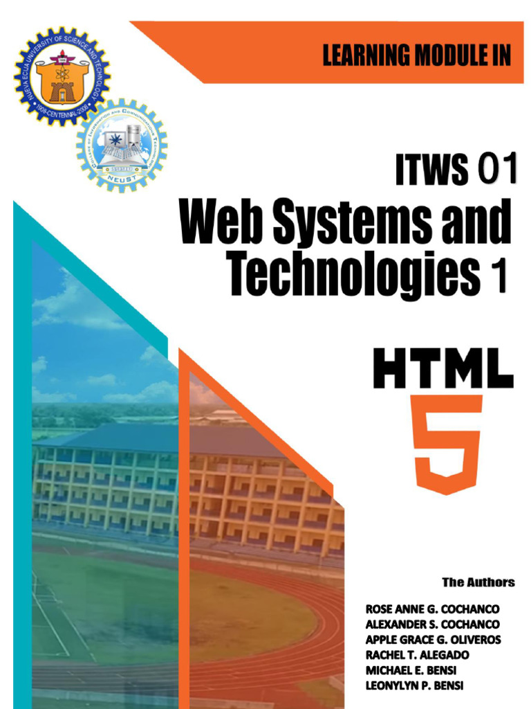 ITWS01 Module 2020 Approved | PDF | Hyperlink | Html Element