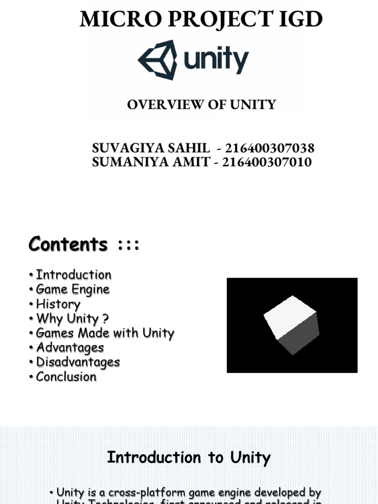 Unity 3D | PDF | Augmented Reality | Computing