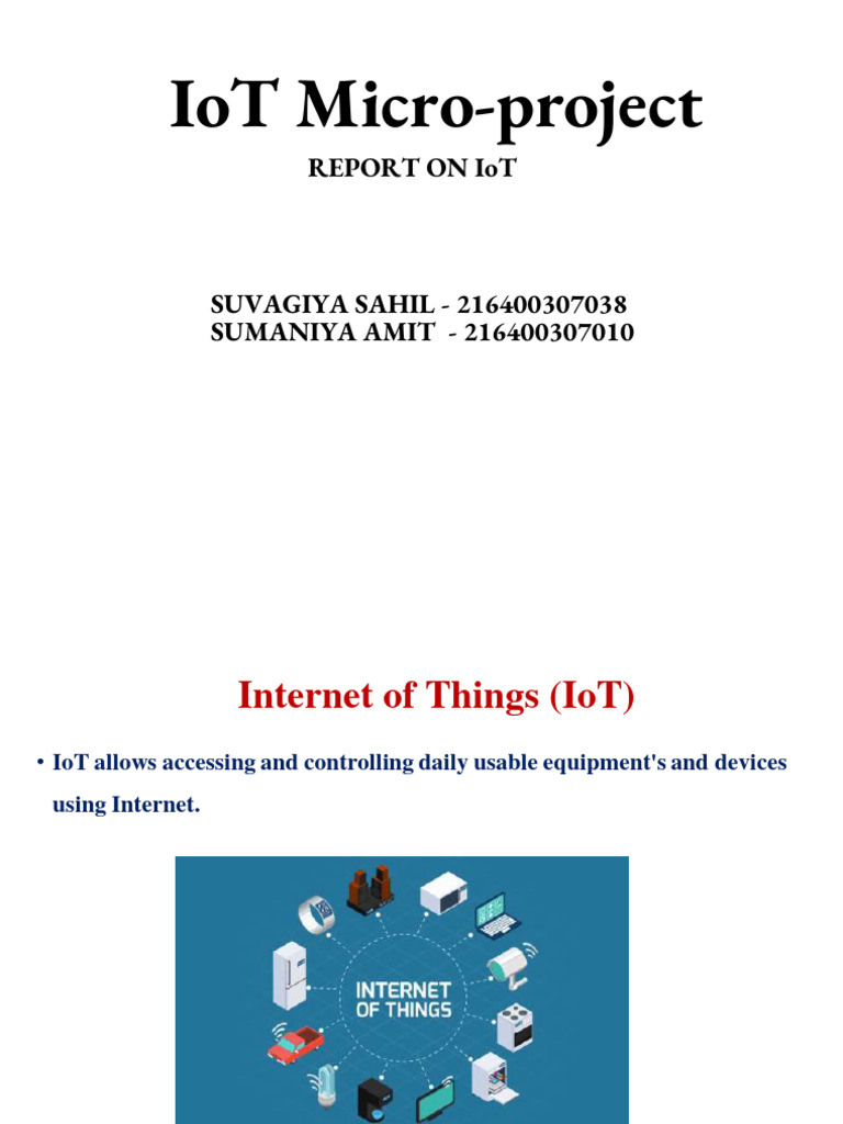 442775945-IoT-Presentation-ppt | PDF | Arduino | Internet Of Things
