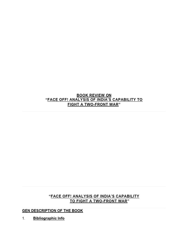 India's Two-Front War Analysis | PDF | Pakistan | Military Science