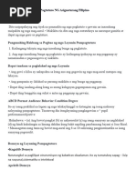 Halimbawa NG Learning Objectives Filipino | PDF