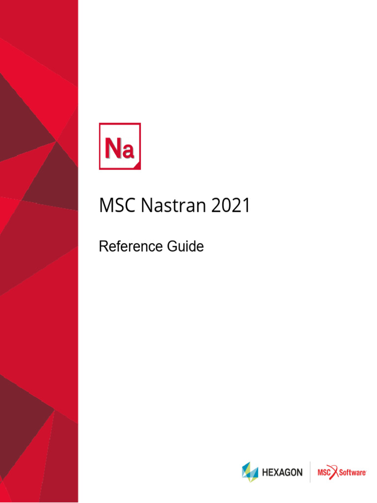 Mscnastran2021referenceguide Pdf Trademark Anisotropy 