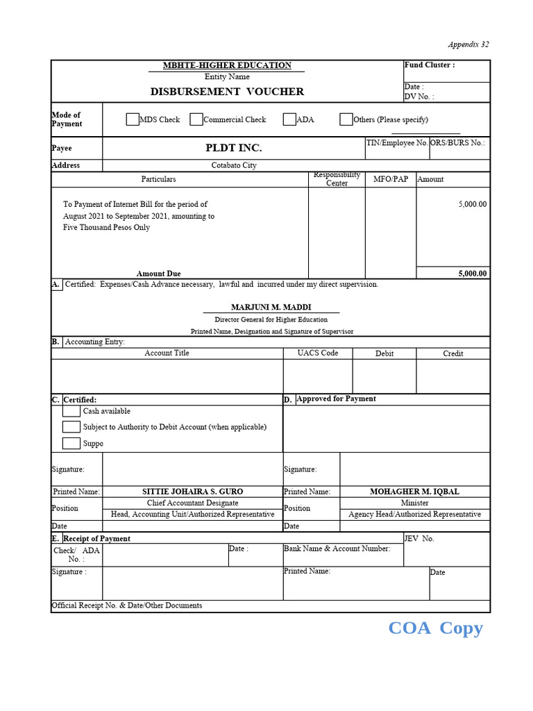 DVofLAM2 3RD PAYROLL REMAINING | PDF | Cheque | Payments
