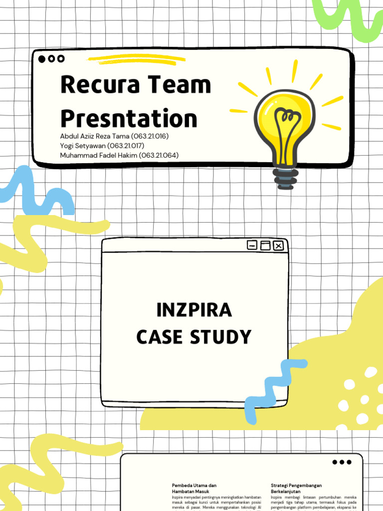 Recura Presentation - INZPIRA Case Study | PDF | Bisnis