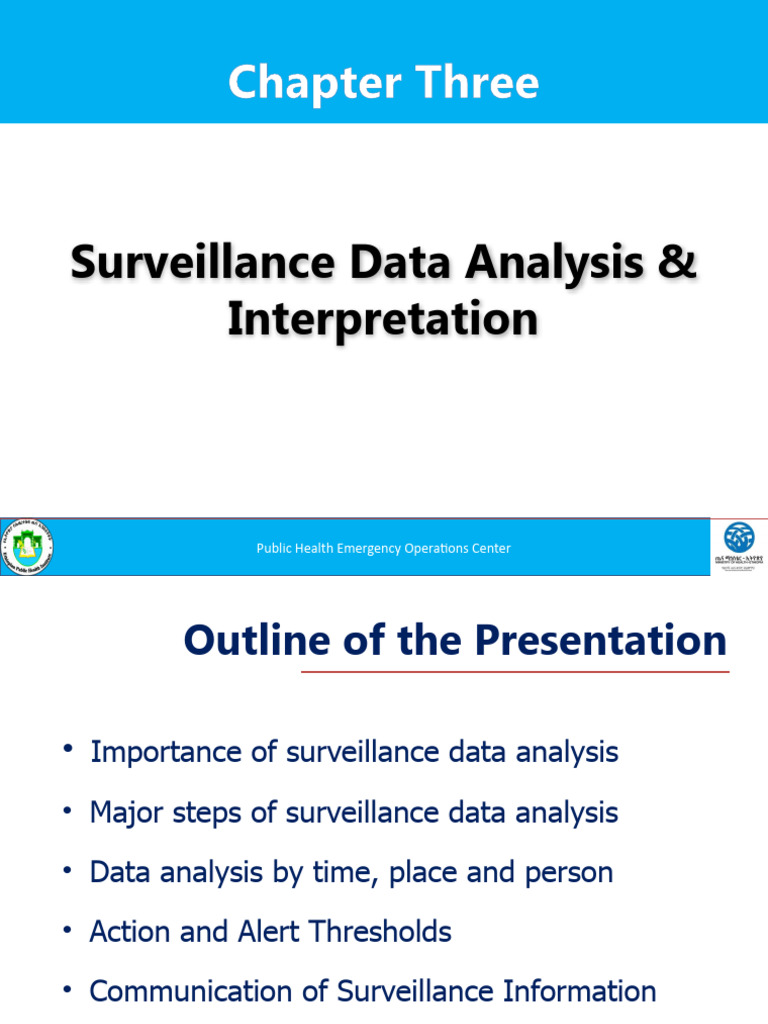Chapter 3. Surveillance Data Analysis and Interpretation | PDF | Data ...