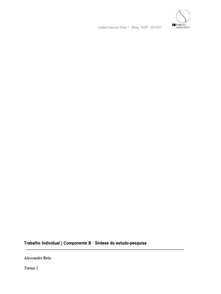 AlessandraBelo T2 Teoria2 | PDF | Memória | Método científico