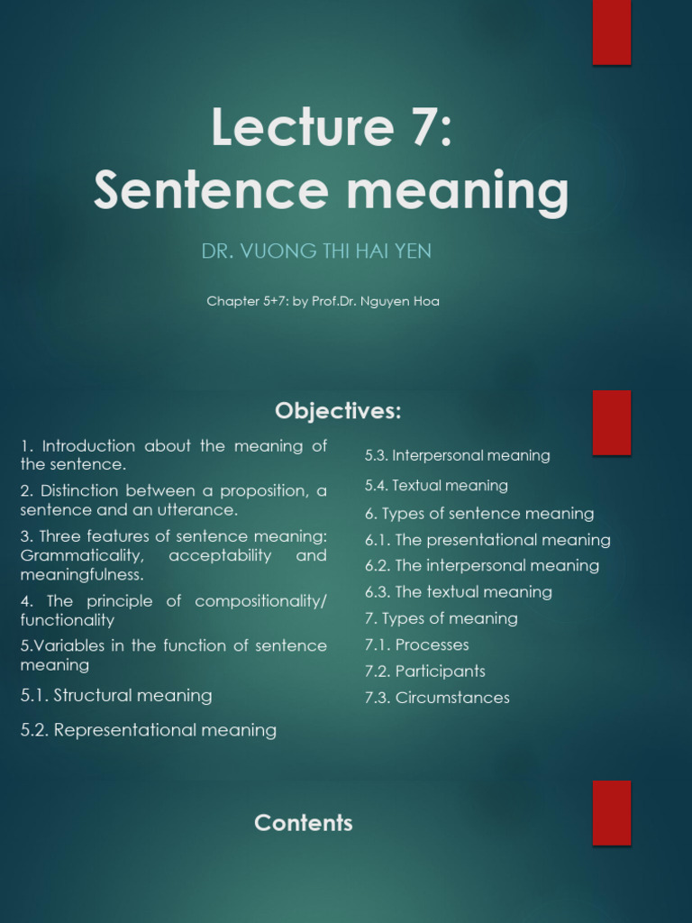 semantics | PDF | Mind | Proposition