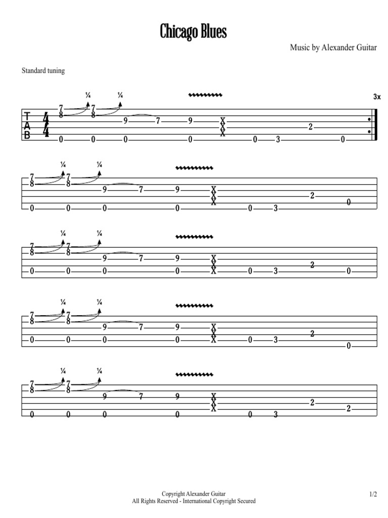 Chicago Blues | PDF | String Instruments | European Musical Instruments