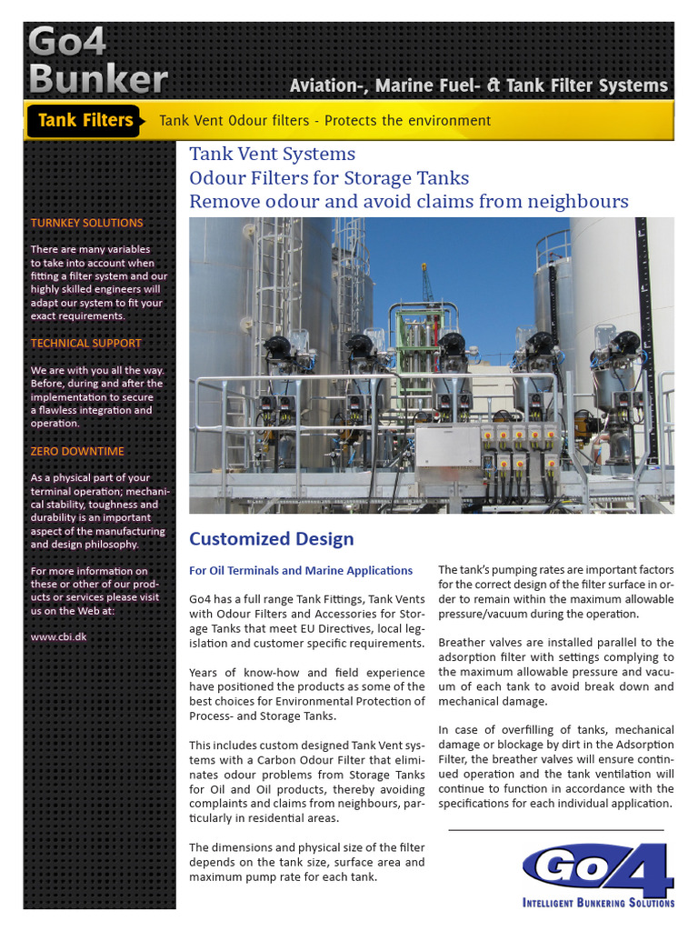 Go4 Odour Filters Datasheet | PDF | Ventilation (Architecture) | Valve