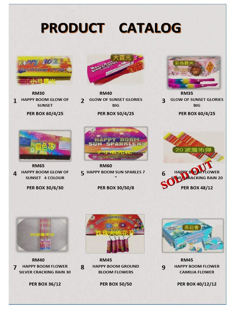 FIREWORK CATALOG | PDF