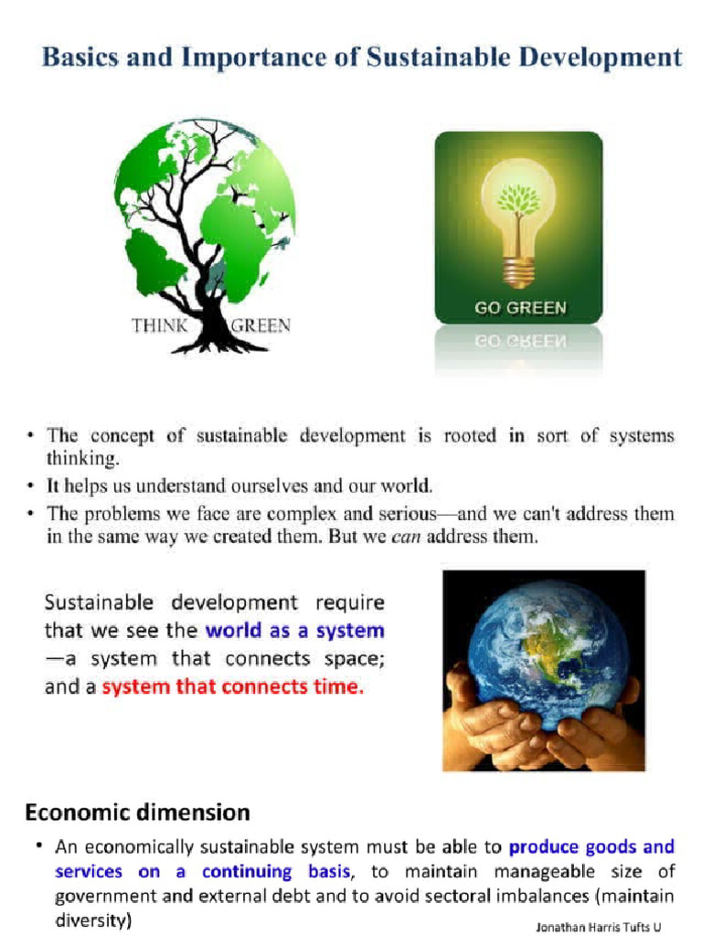 sustainable development introduction, basics and importance - 20240501 ...