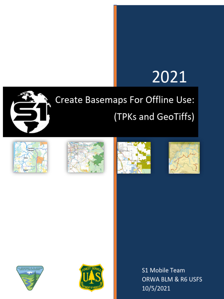 S1mobile Offline Basemaps Pdf Arc Gis Esri 