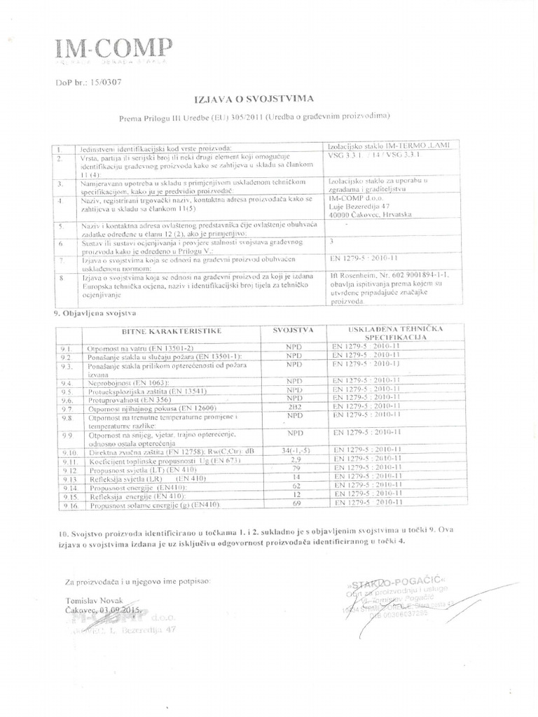 Izo VSG 3.3.1-3.3.1 VSG | PDF