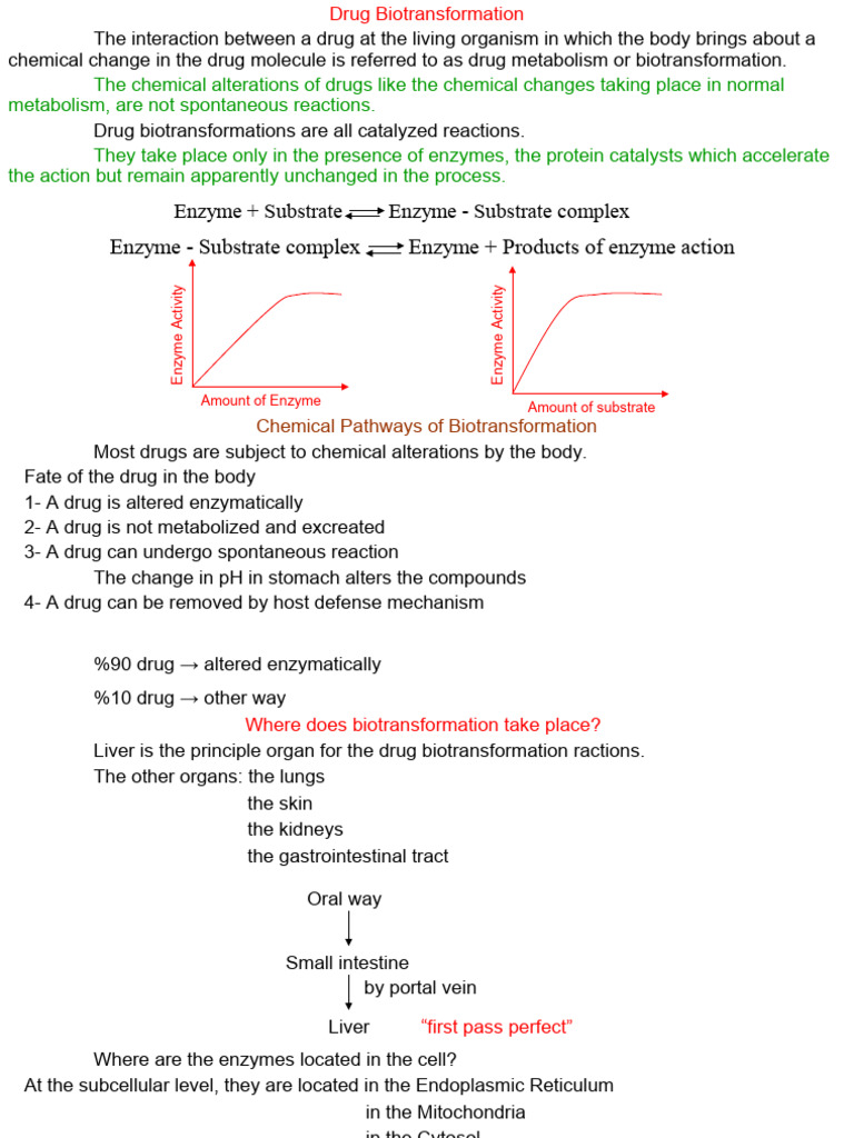 Drug Ders 6 | PDF | Drug Metabolism | Cytochrome P450