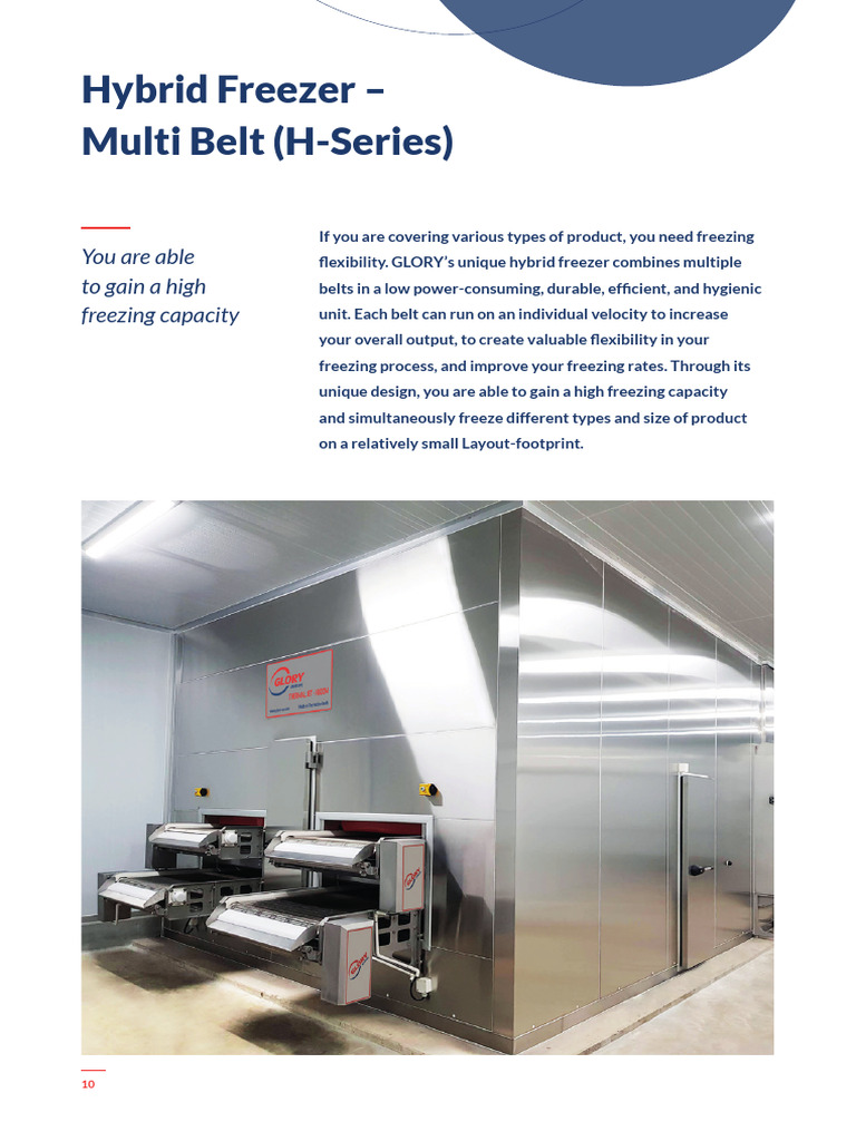 H Series - Individual Quick Freezer Hybrid | PDF | Refrigerator ...